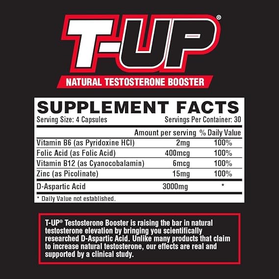 T-UP Mega Testosterone Booster – V&A FITNESS